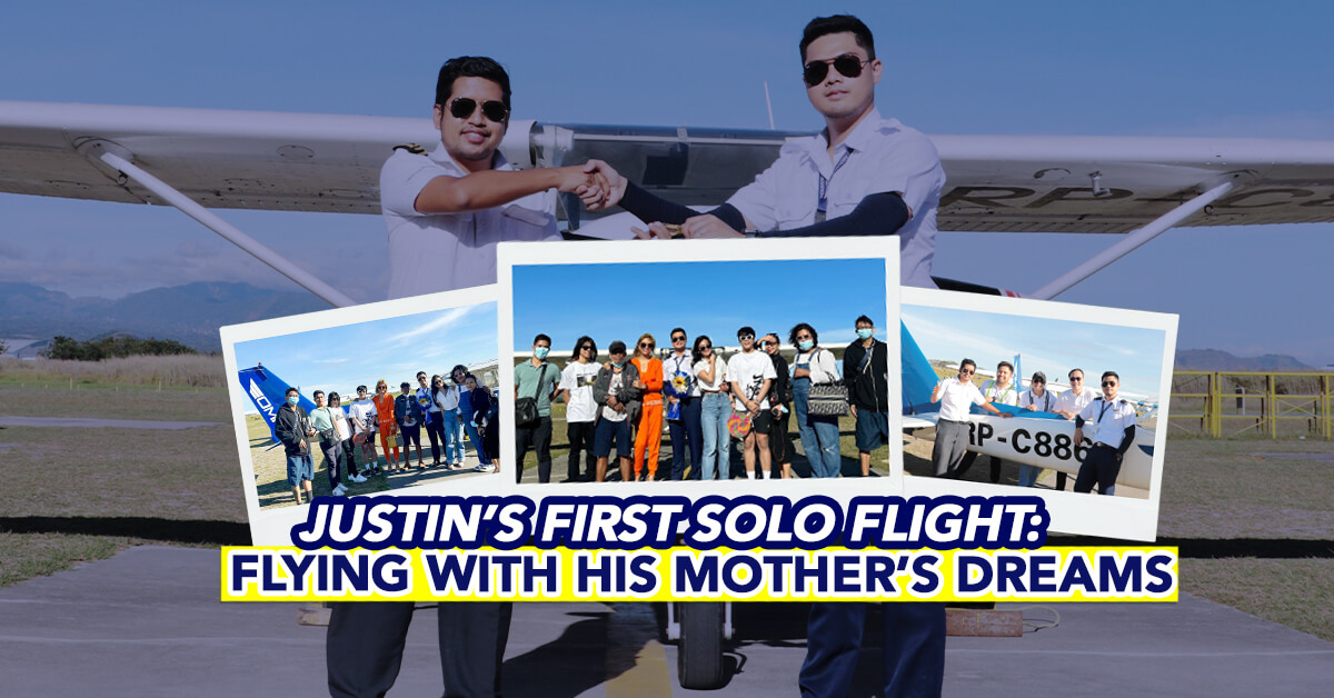 Justin’s first solo flight: Flying with his mother’s dreams | OMNI Aviation